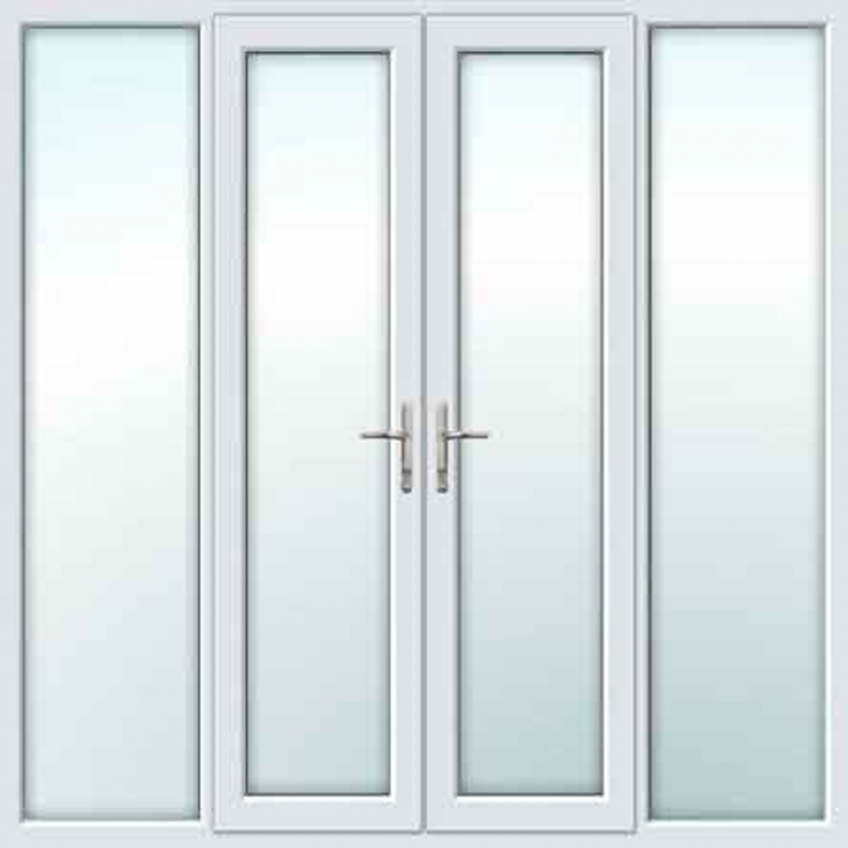 FRENCH DOOR WITH SIDE PANELS – 1900mm wide